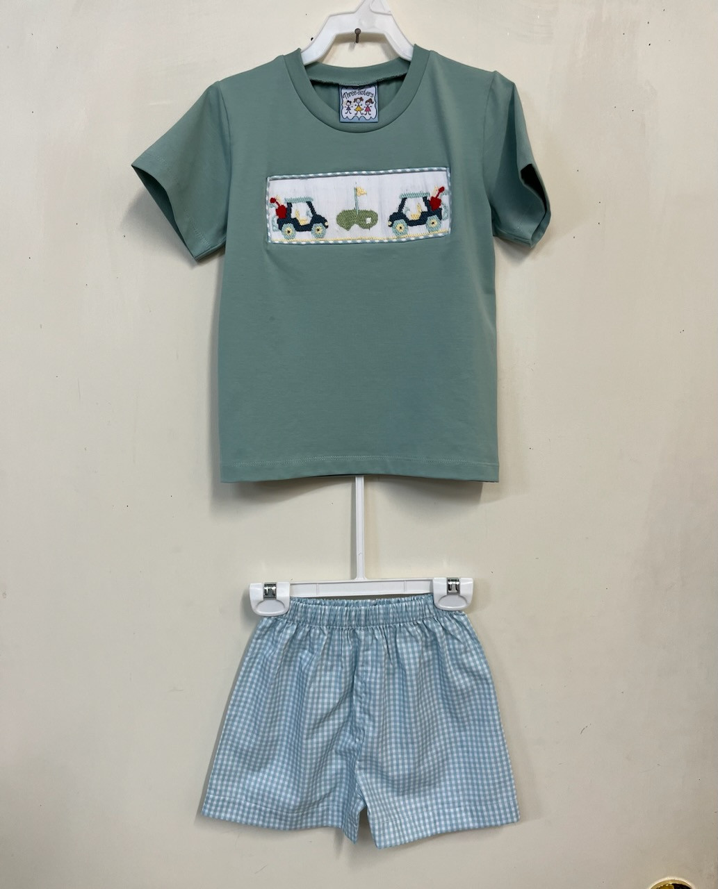 Golf Smocked Short Set - klassy kids