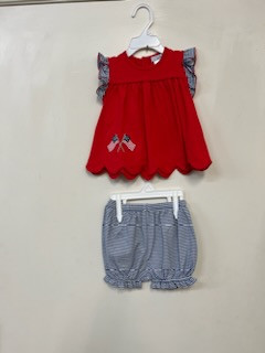 Flag Applique Bloomer Set - klassy kids