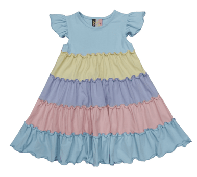 Pastel Colorblock Dress - klassy kids