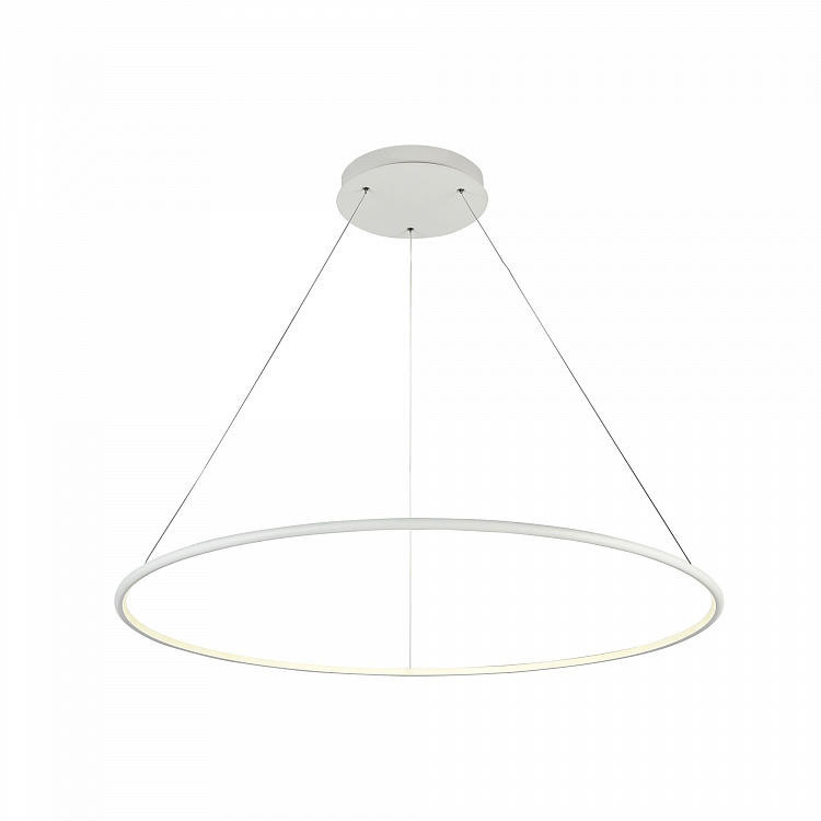 Nola White with Opal Diffuser Continuous Medium Circular LED Ringed ...