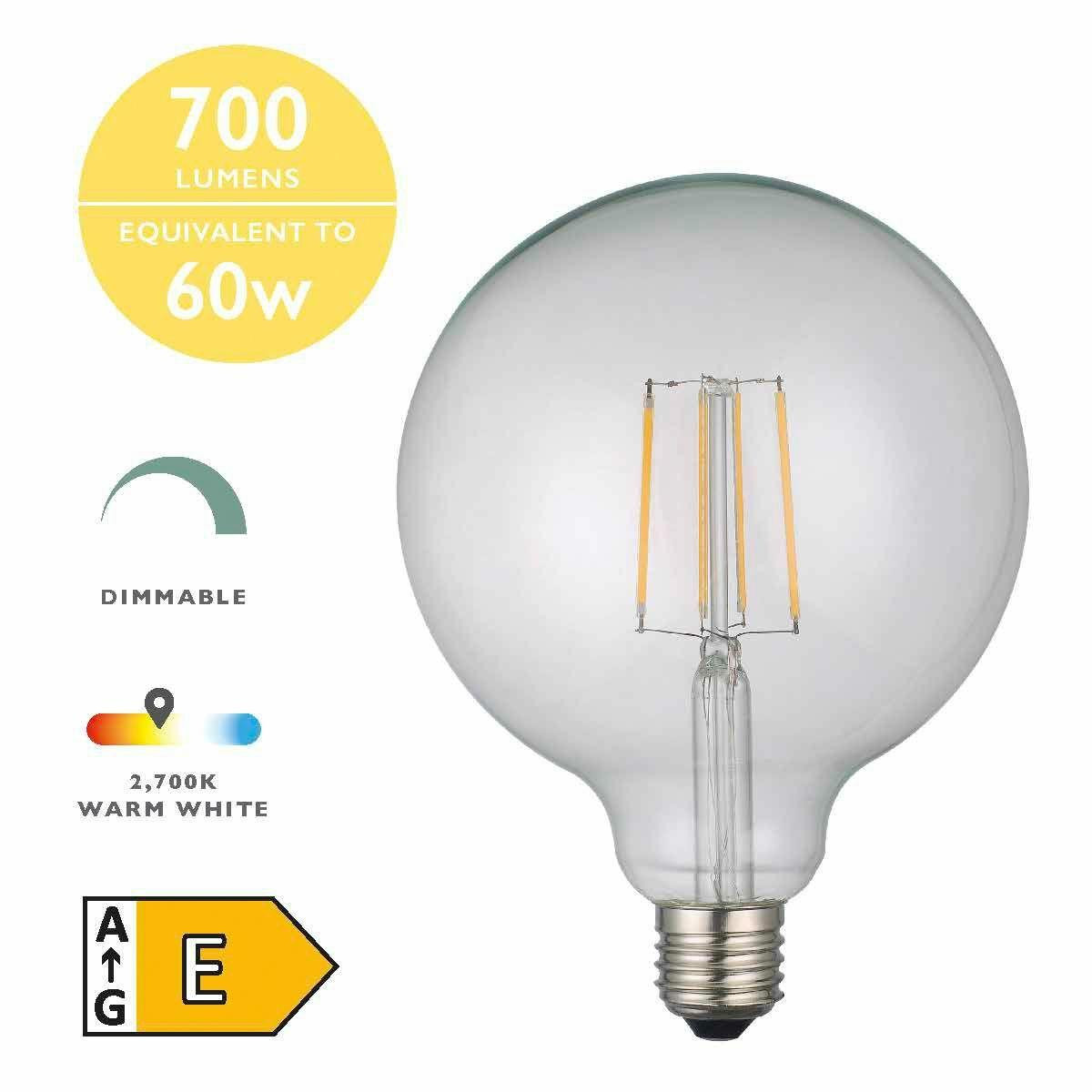 6.8w E27 2700k (Warm White) Filament Classic Bulb