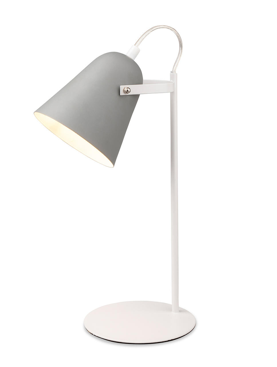 Bella White Adjustable Task Table Lamp