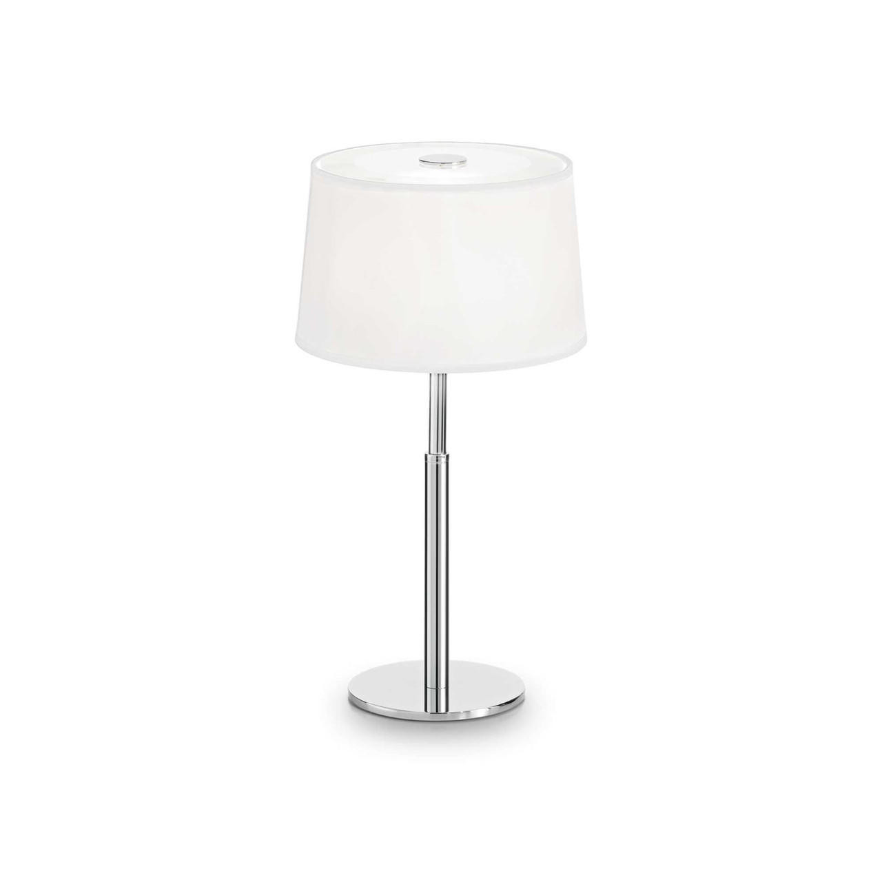 London TL1 Chrome with Shade 32cm Table Lamp