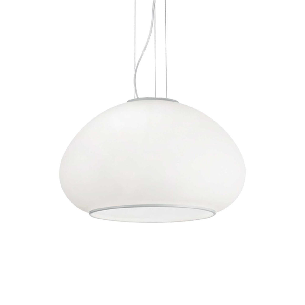 Sole SP1 White Opal Acrylic Diffuser 40cm IP44 Pendant Light