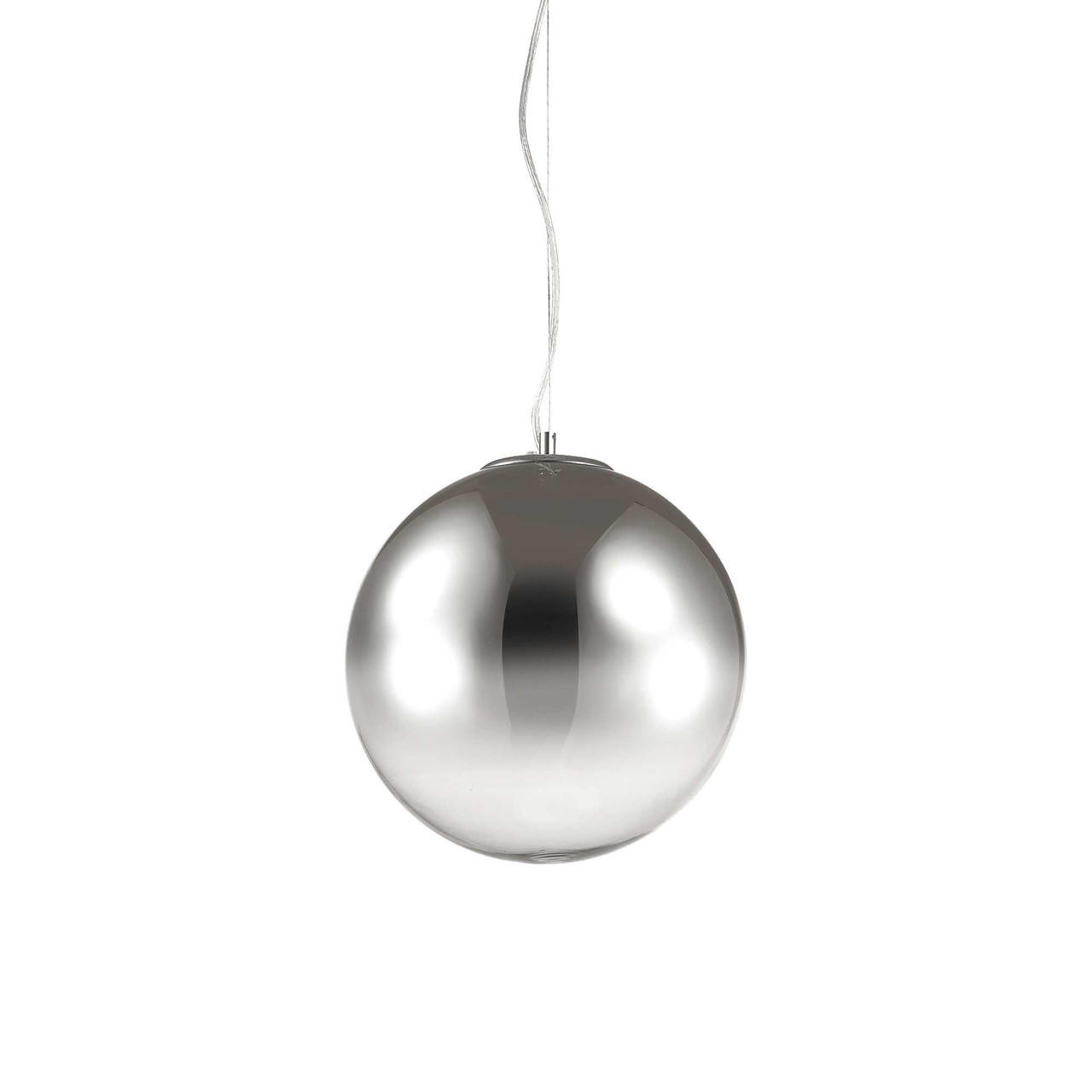 Nemo SP1 Fade Chrome Glass Sphere 40cm Pendant Light