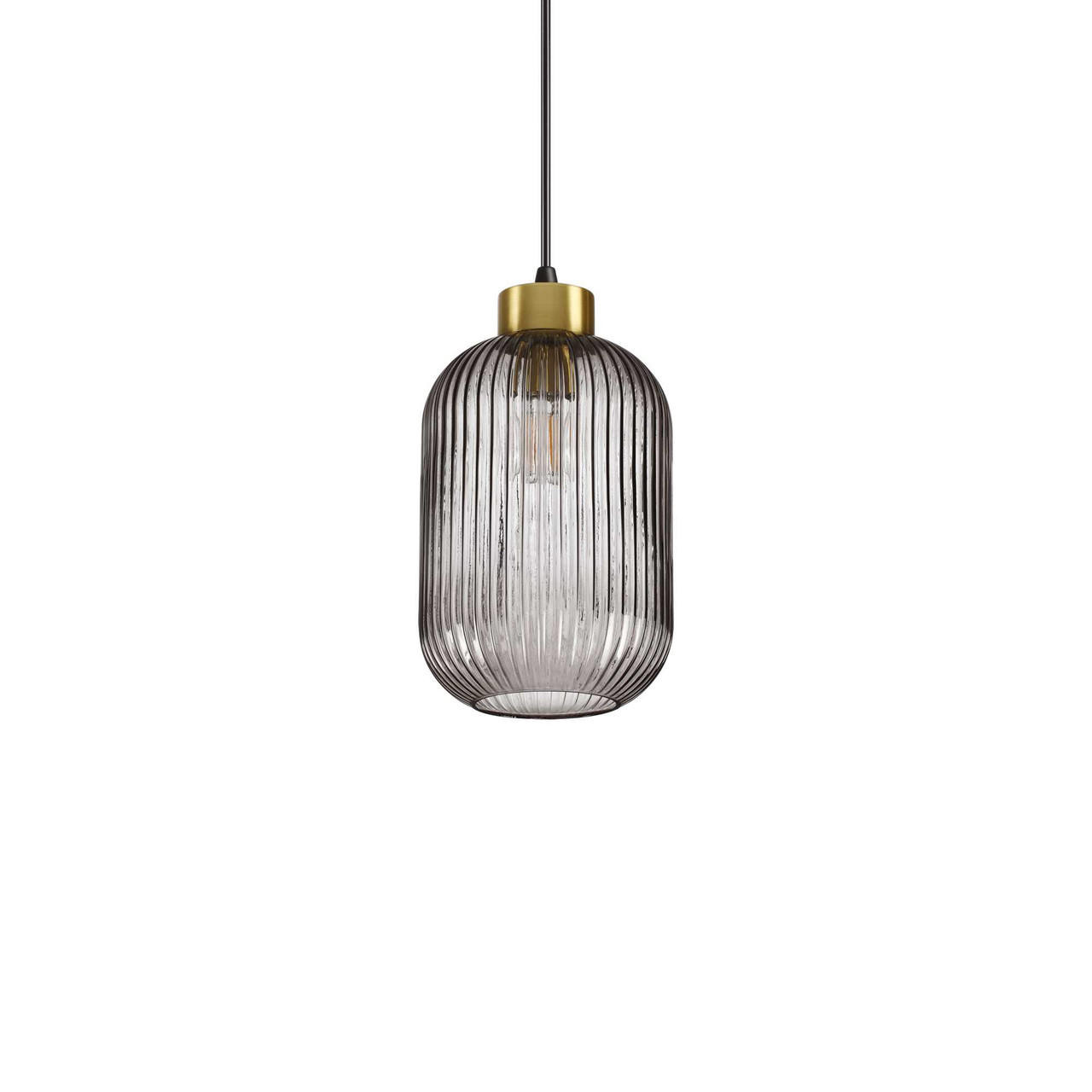 Mint SP1 Brass with Green Glass Diffuser 24cm Pendant Light
