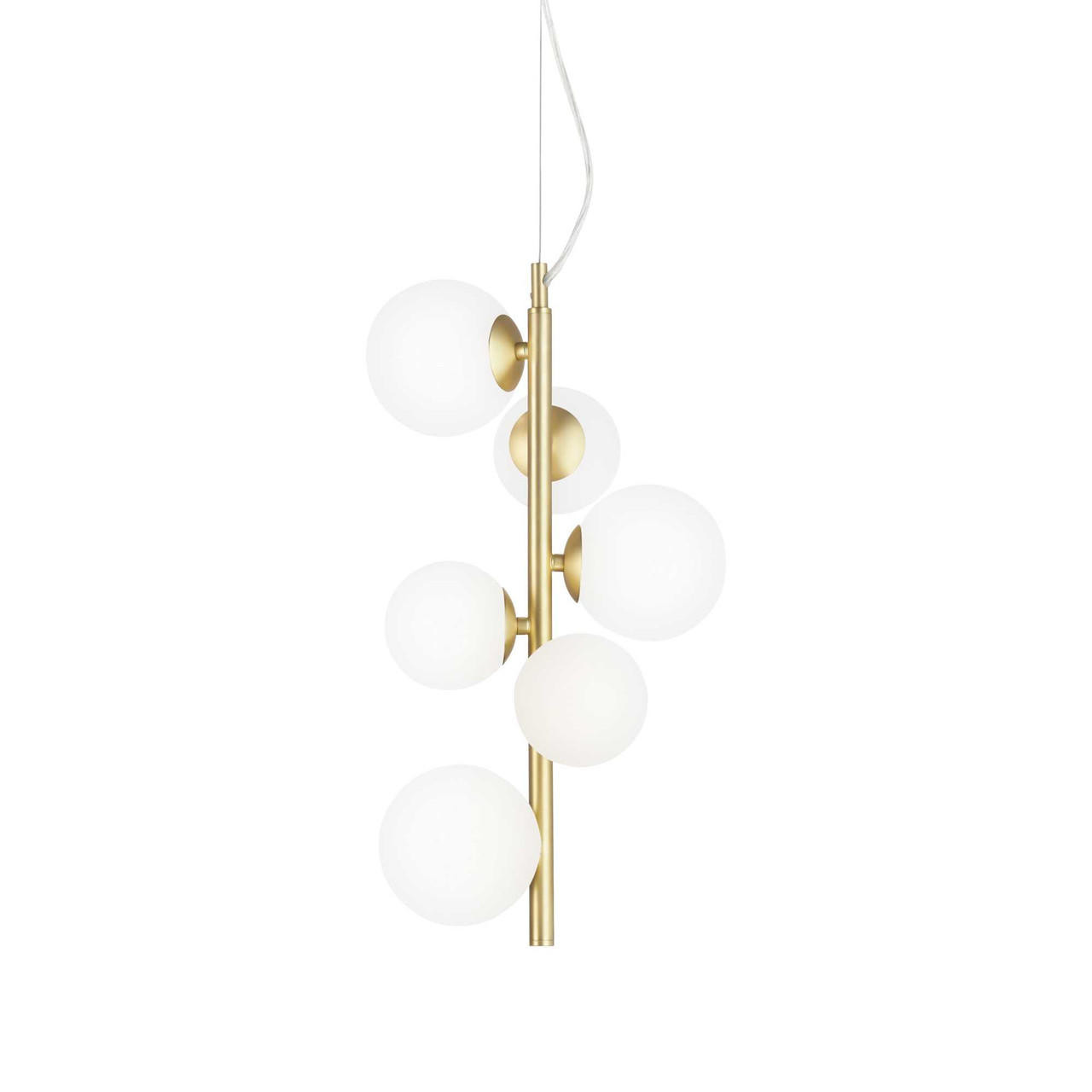 Perlage SP10 10 Light Satin Brass with White Opal Diffuser Linear Bar ...