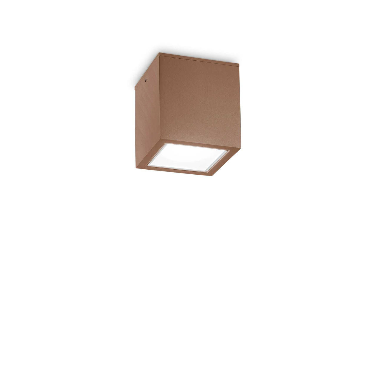 Techo PL1 White Frosted Glass 16cm Surface Ceiling Light