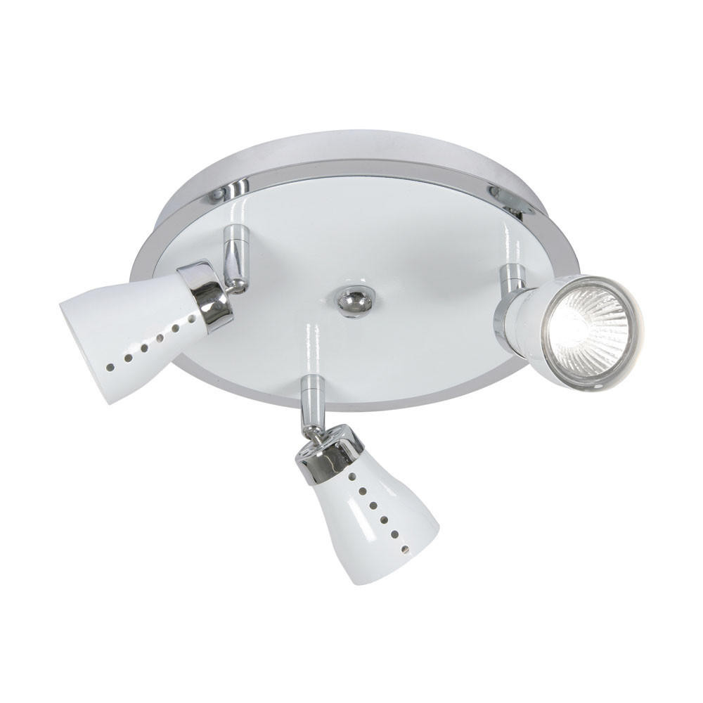 Milo White Adjustable Wall Spotlight