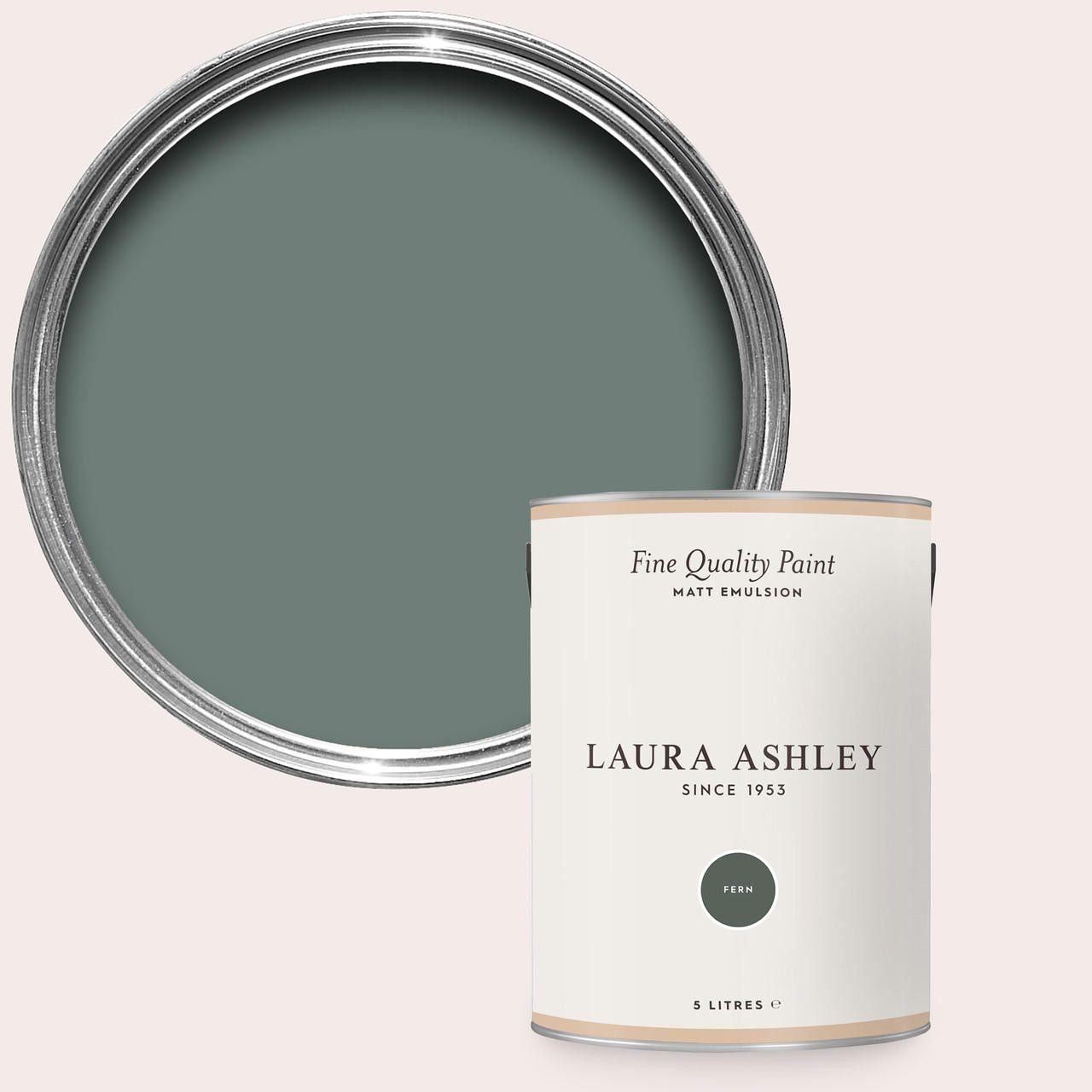 Laura Ashley Blush 5l Matt Emulsion Paint | The Online Lighting Store