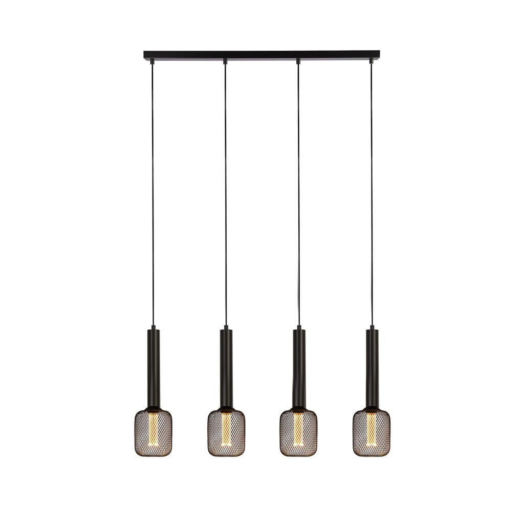Dulwich Black With Clear Diffuser Table Lamp