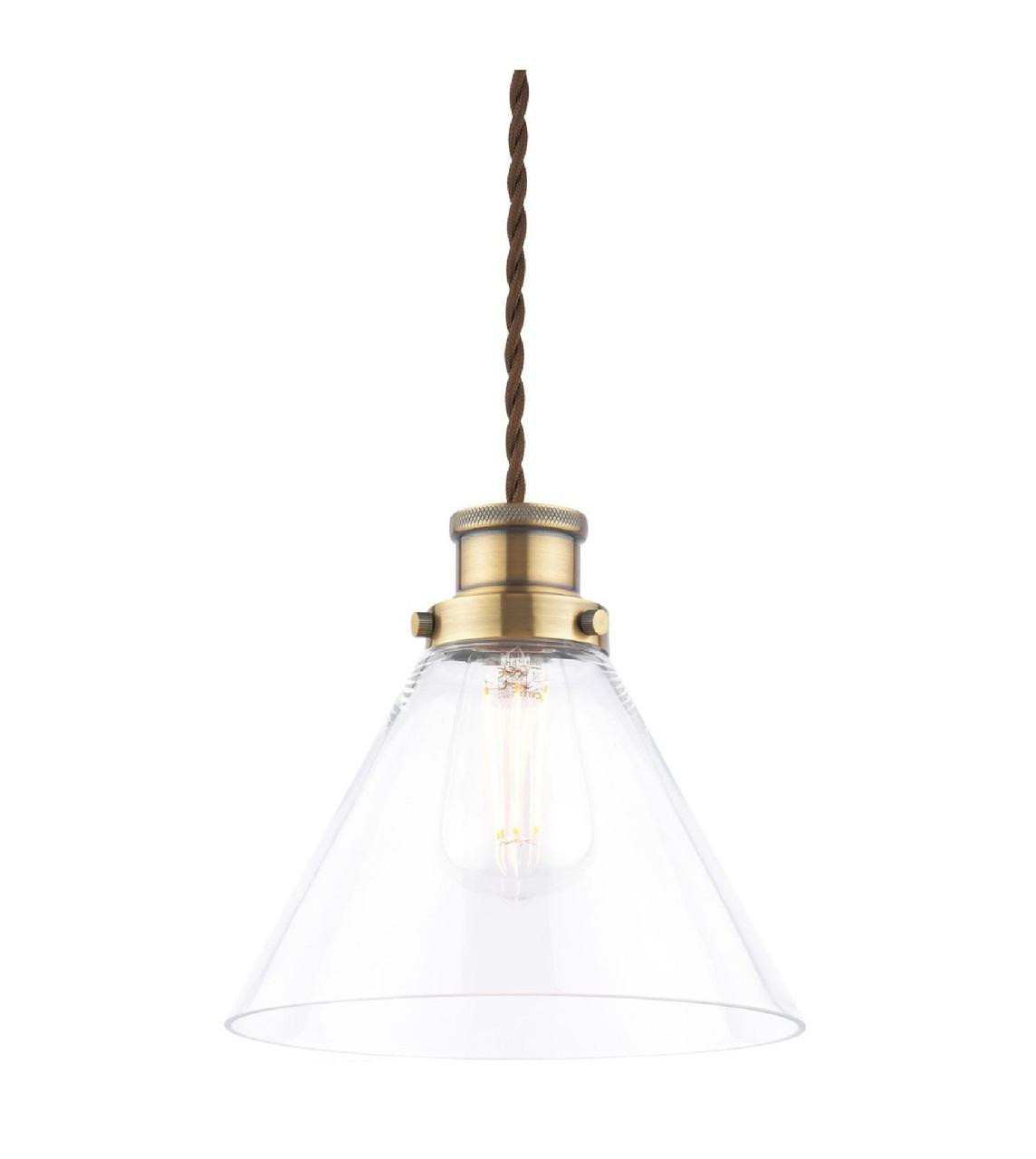 Set Up MSP Brushed Brass Easy Fit Pendant Light