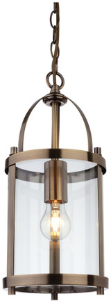 Imperial 3 Light Chrome Round Lantern Pendant Light