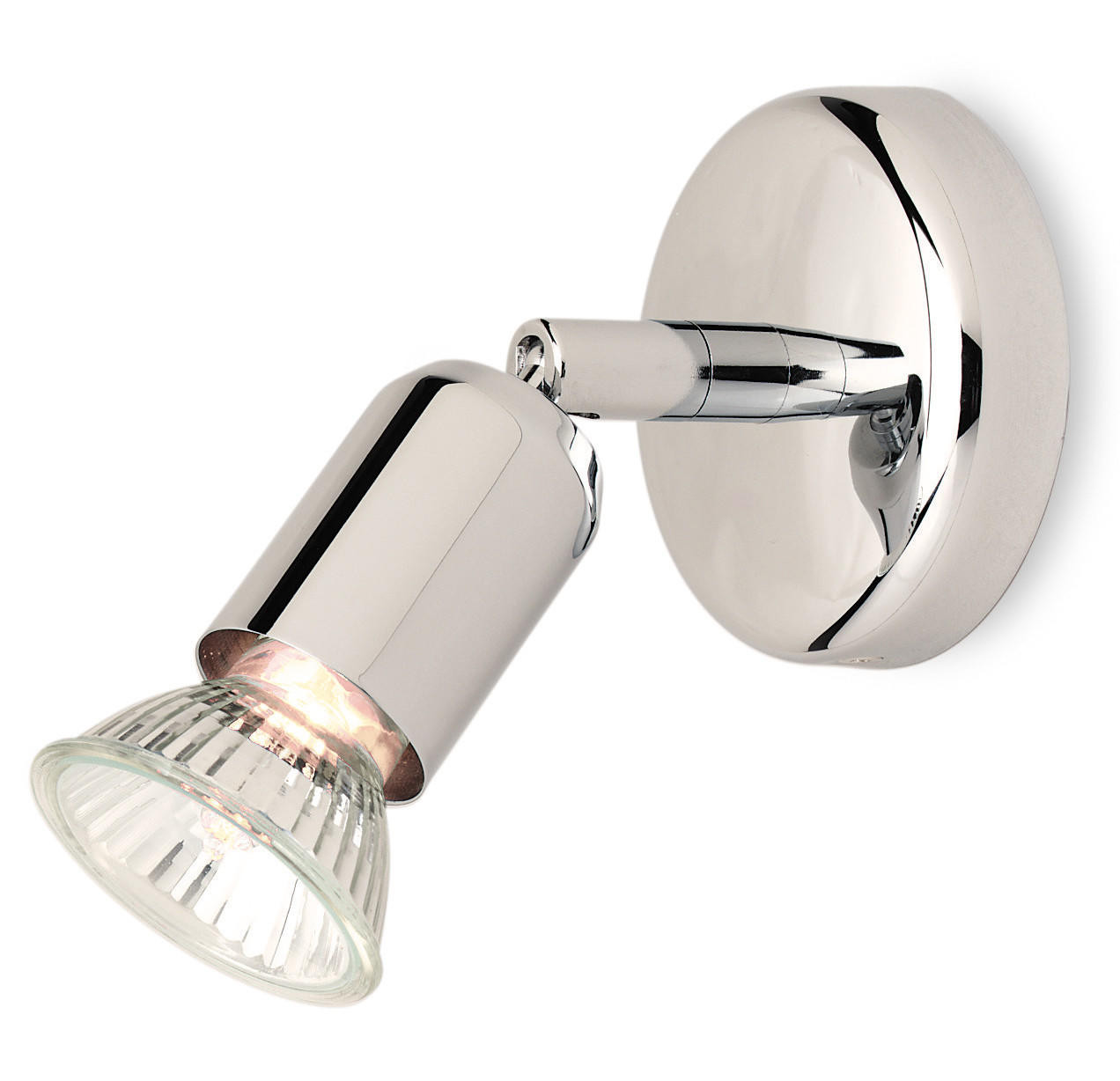 Runner Black Adjustable Head Wall Spotlight