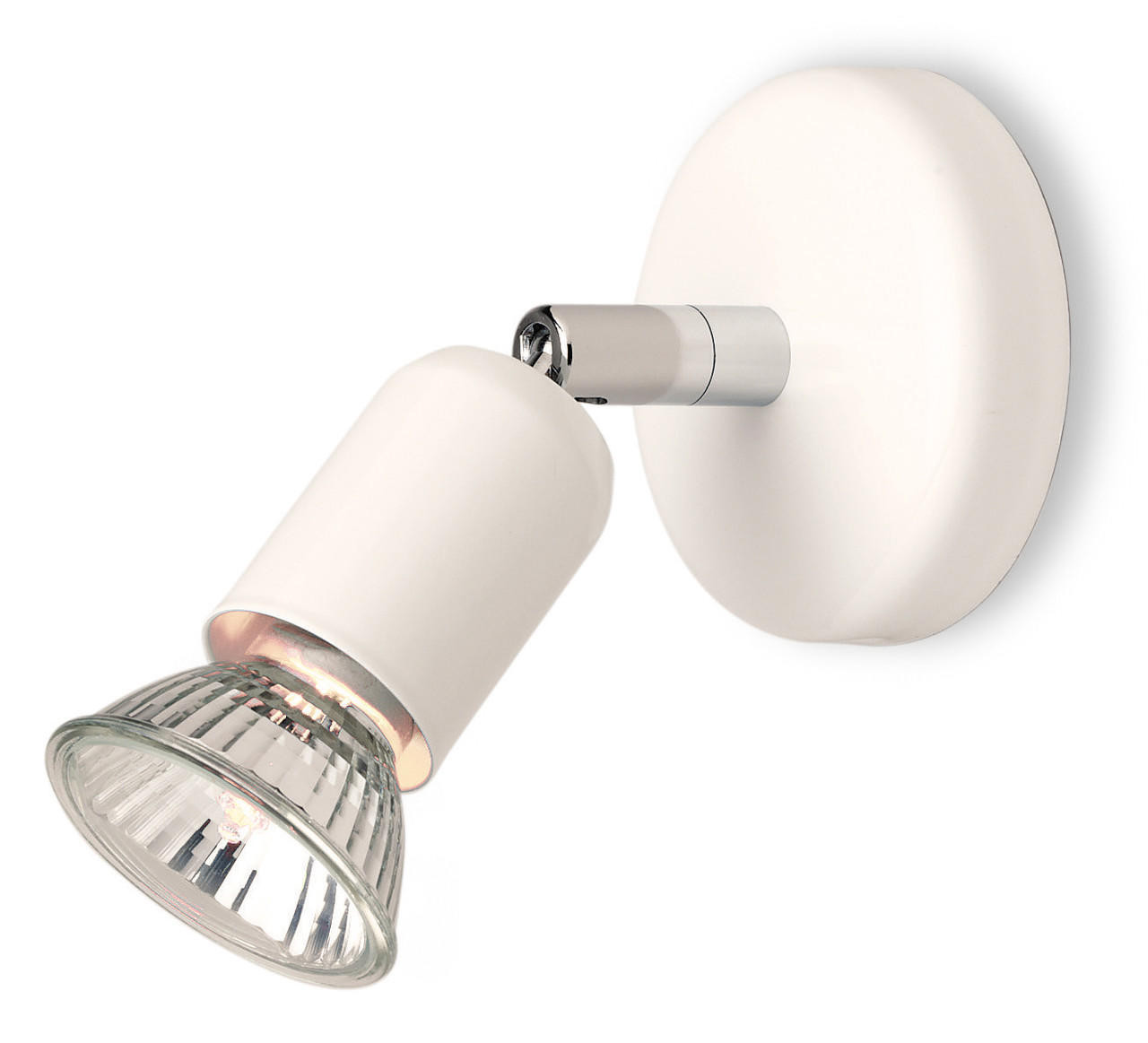 Runner Black Adjustable Head Wall Spotlight