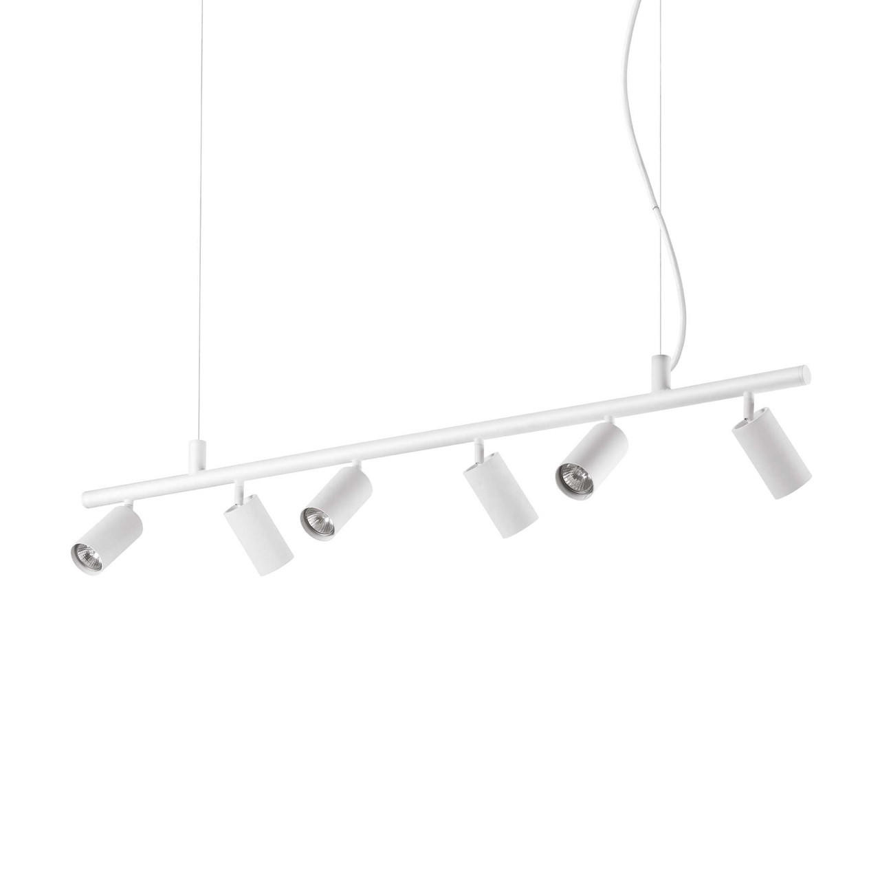 Dynamite SP4 4 Light Brass with Black Bar Pendant Light