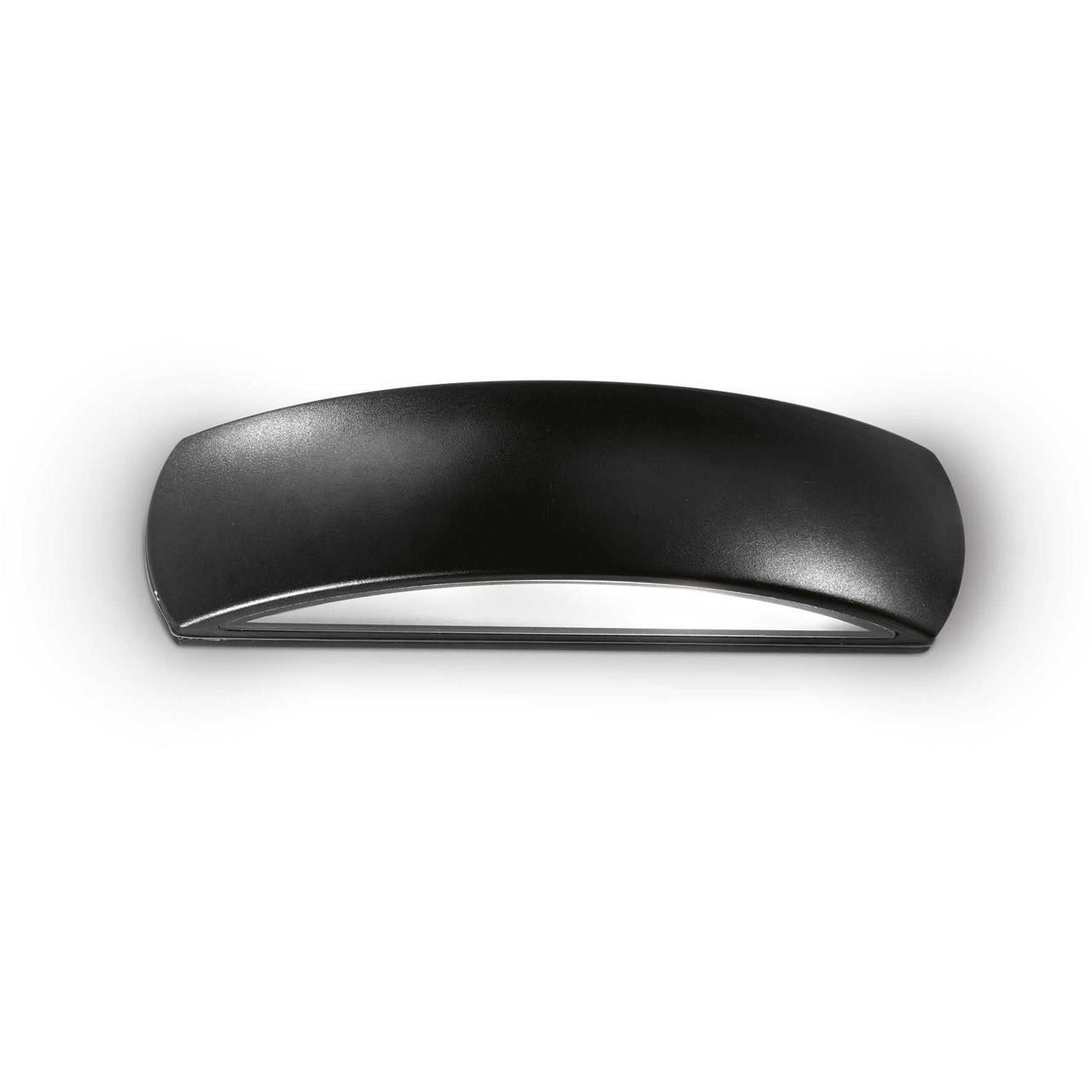 Giove AP1 Anthracite with Frosted Glass Diffuser IP54 Wall Light