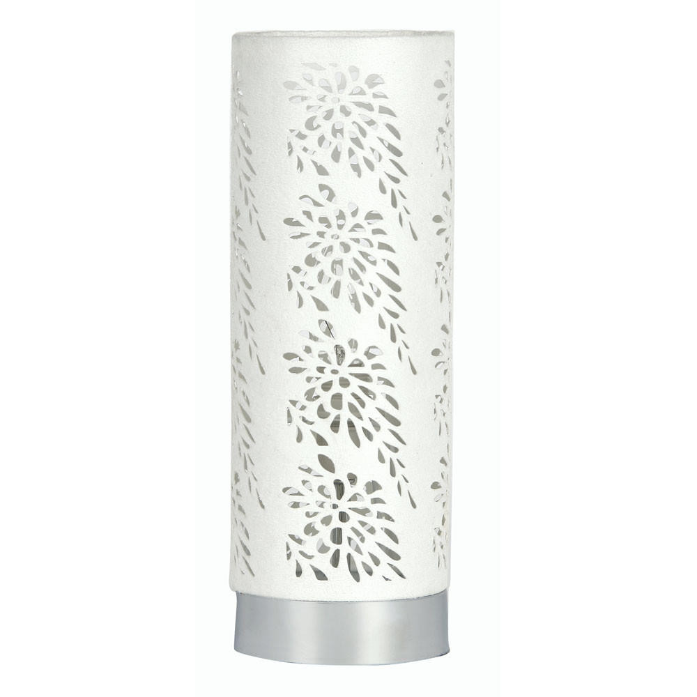 Tema Pale Pink Metal and Glass Touch Table Lamp