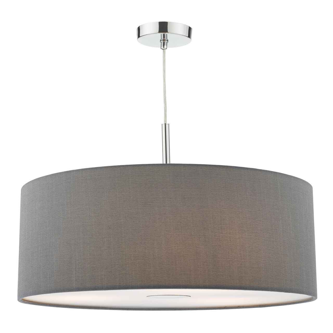 Ronda 3 Light 40cm Ecru Shade, Diffuser Pendant Light