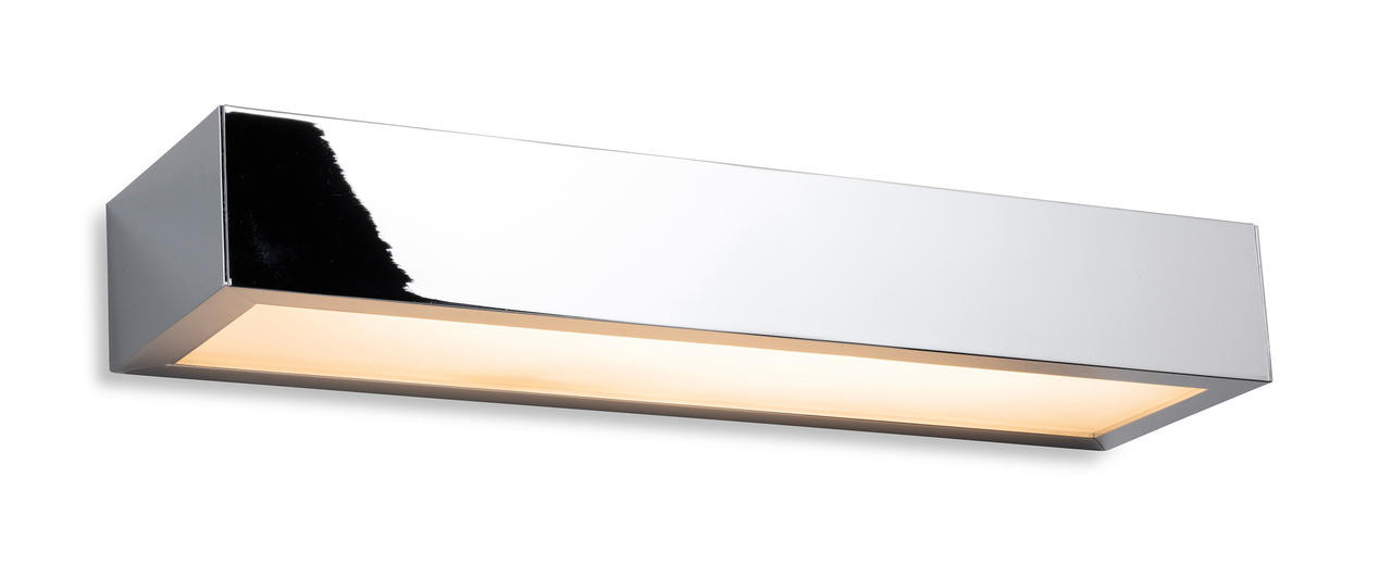 Eclipse Chrome with Opal Diffuser IP44 LED Wall Light
