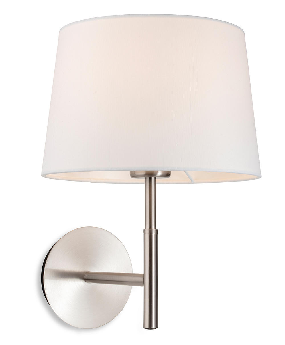 Genoa Brushed Steel Wall Light