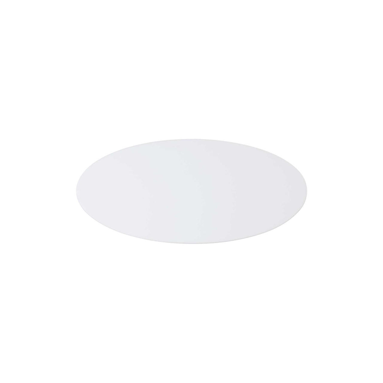 Set Up Disco White Acrylic Diffuser 70cm Flush Ceiling Light
