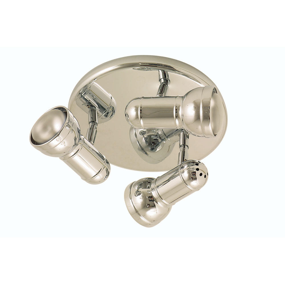 Regency Antique Chrome Adjustable Plate Spotlight