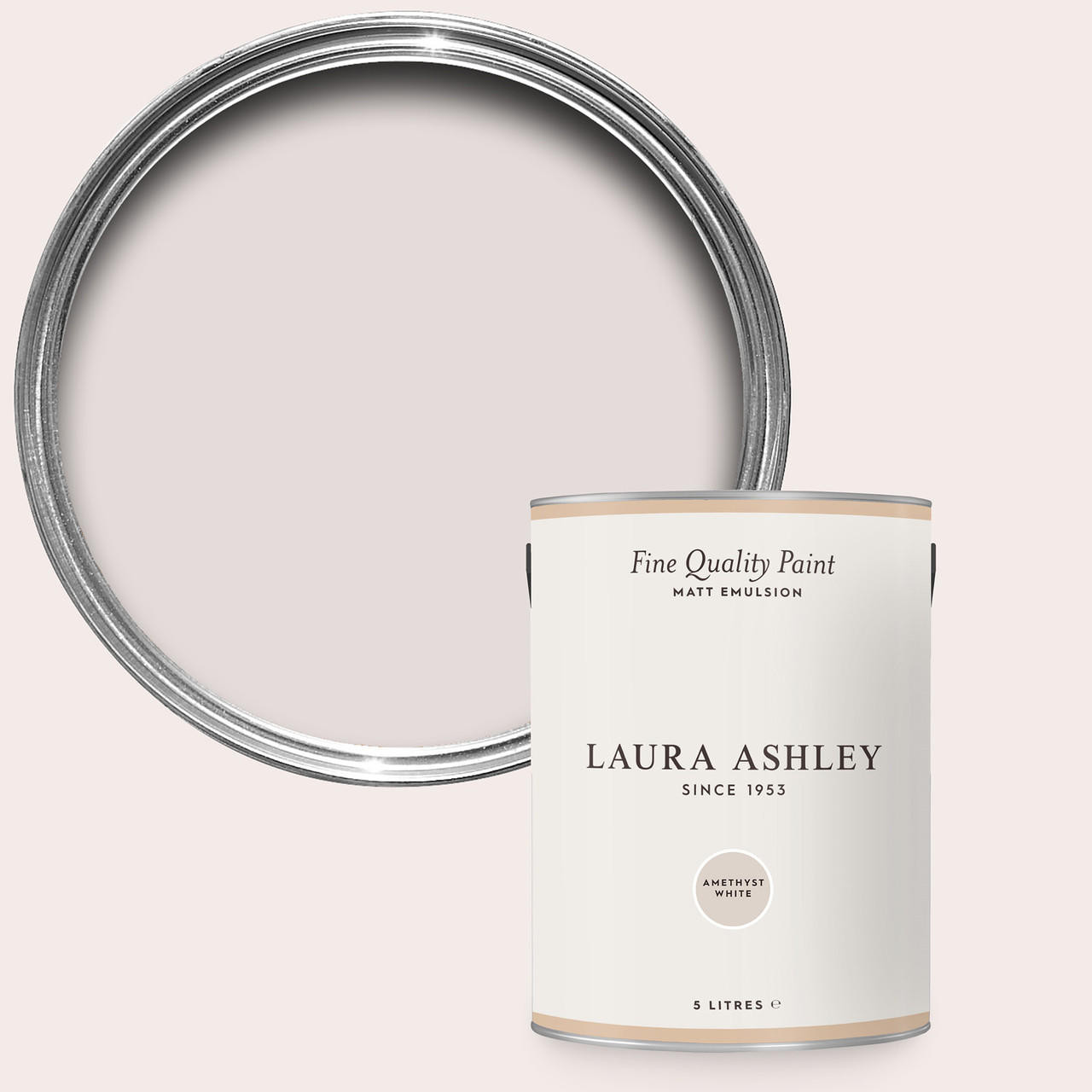 Laura Ashley Cotton White 5l Matt Emulsion Paint | The Online Lighting ...