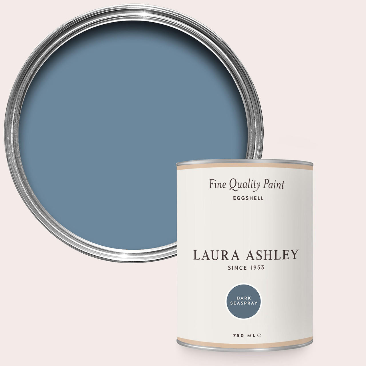 Laura Ashley Dark Blush 750ml Eggshell Paint | The Online Lighting Store