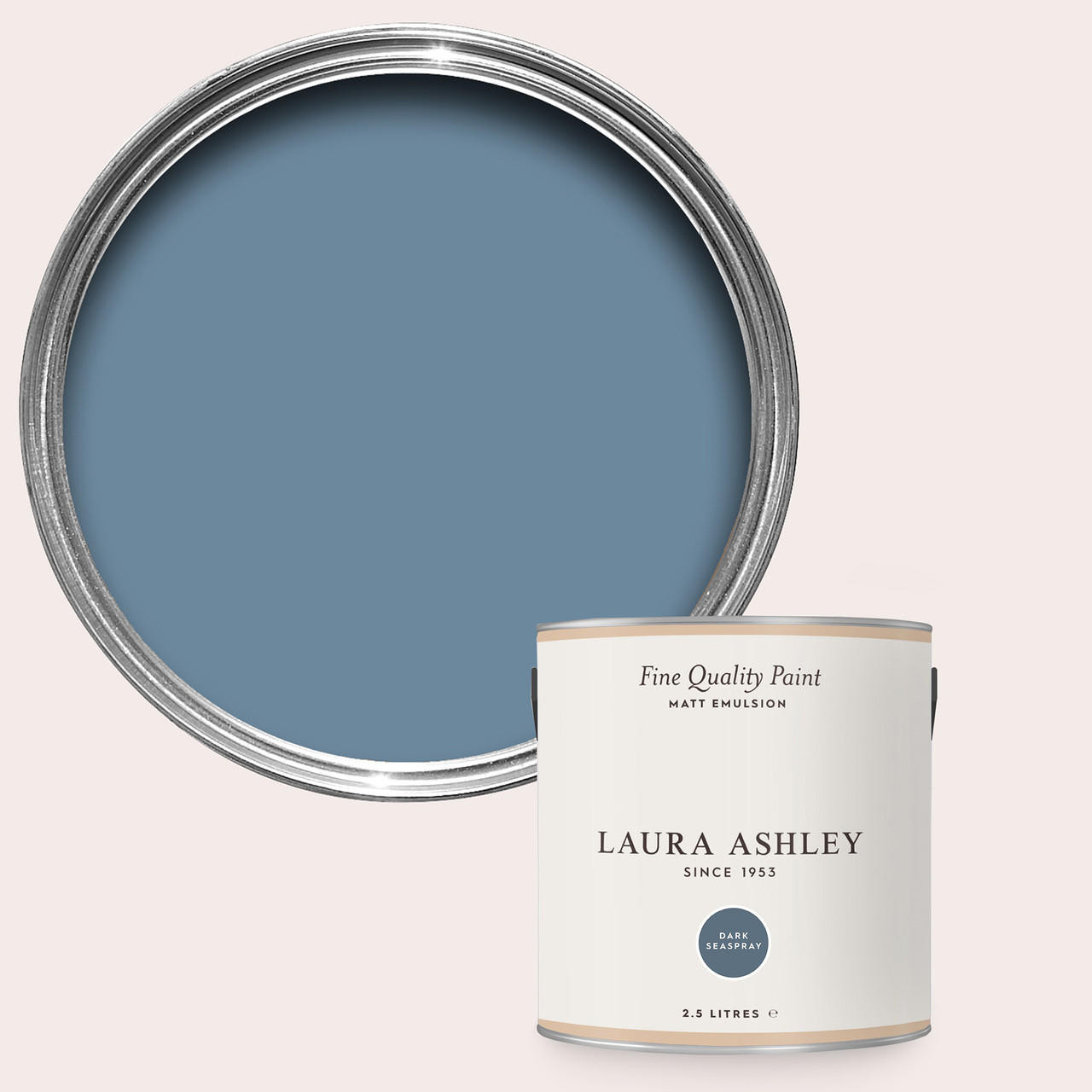 Laura Ashley Dark Seaspray 5l Matt Emulsion Paint | The Online Lighting ...