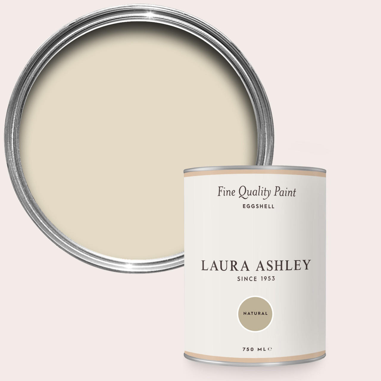 Laura Ashley Linen 750ml Eggshell Paint | The Online Lighting Store