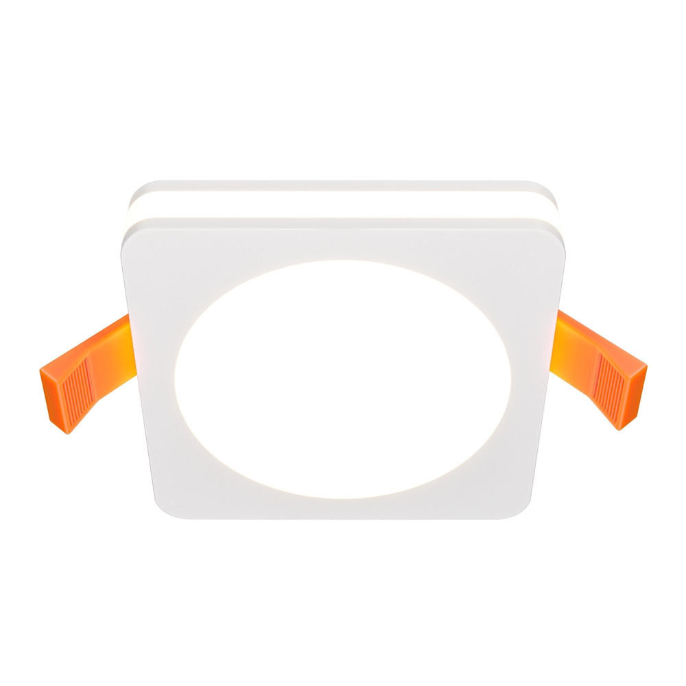 Latina White Flush Ceiling Light