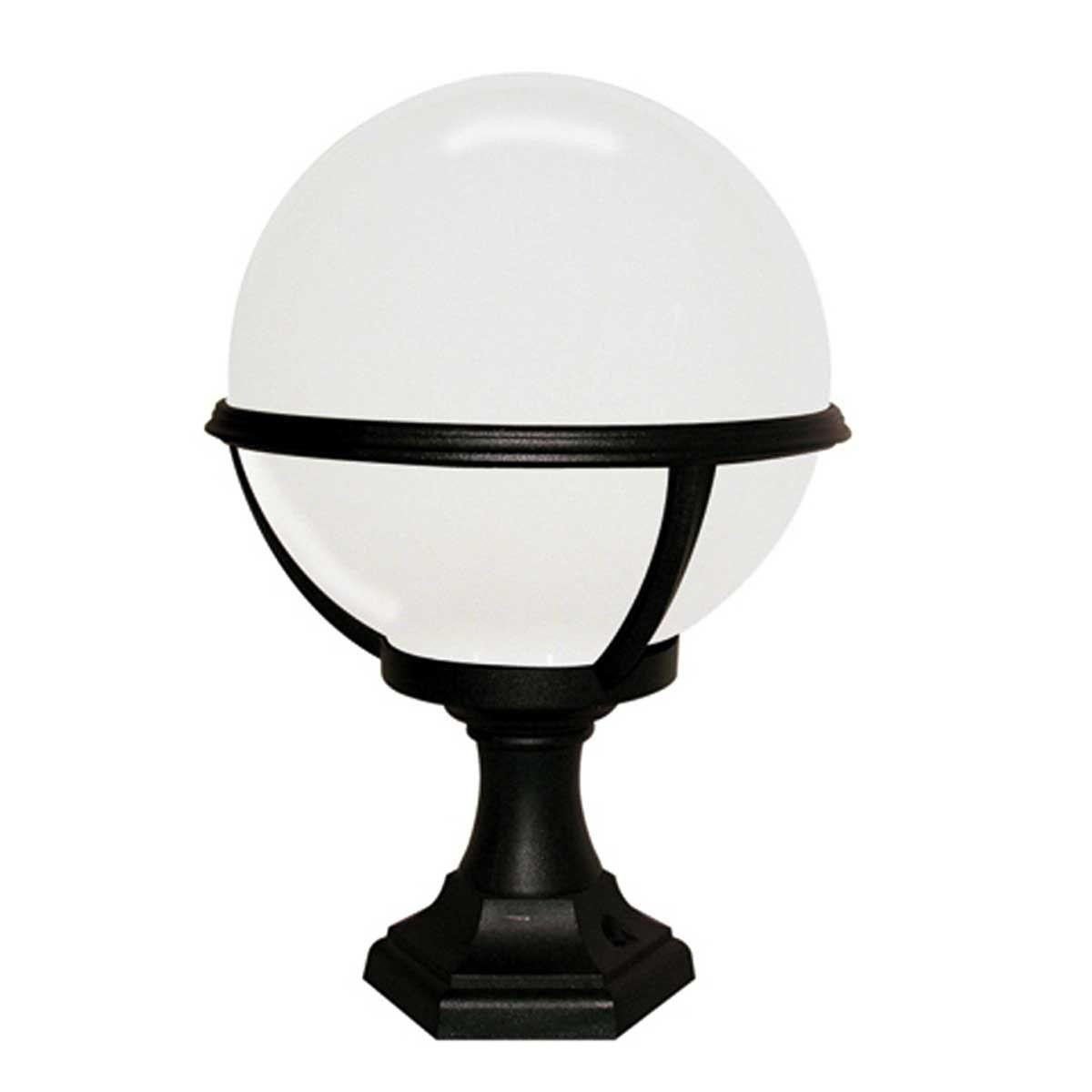 Haxby Black IP44 Post Top Light