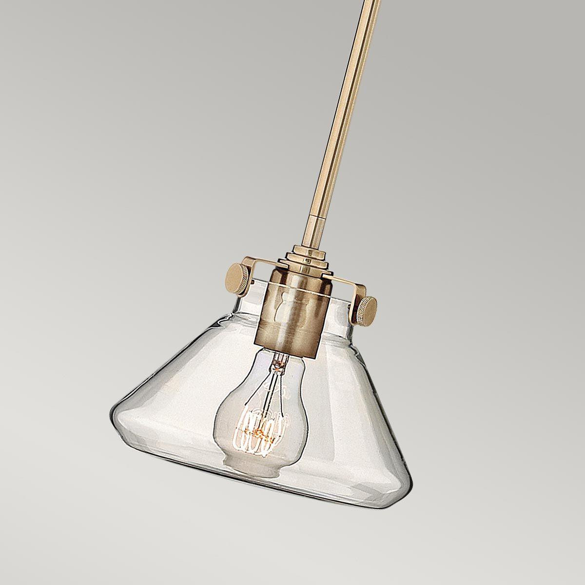 Congress Brushed Caramel Pendant Light