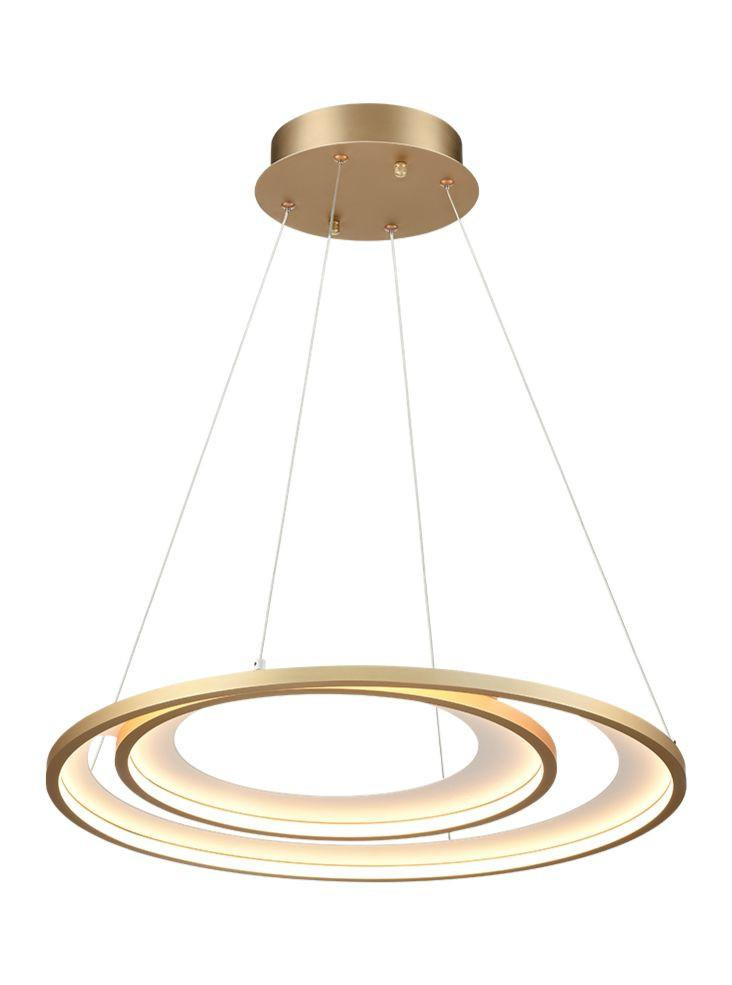 CIRCLE 60cm Gold Ring LED Pendant Light