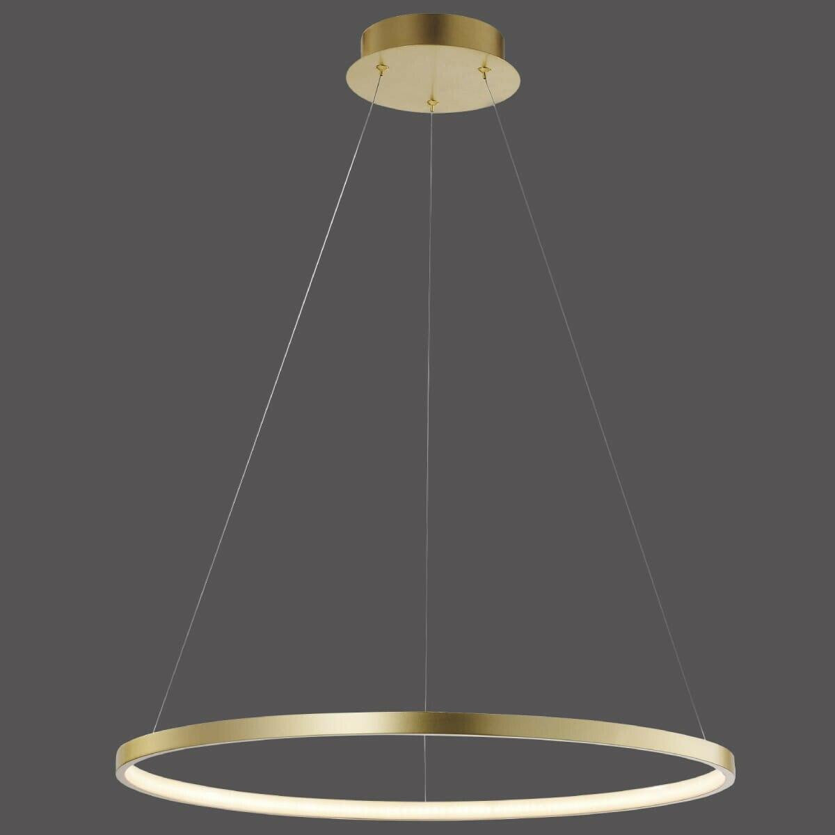 CIRCLE 60cm Gold Ring LED Pendant Light
