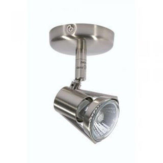 Bullet Antique Chrome Adjustable Track Spotlight