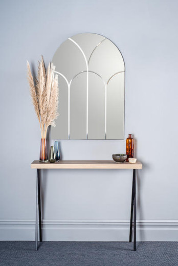 Aston Oak Style Effect Rectangle Console Table