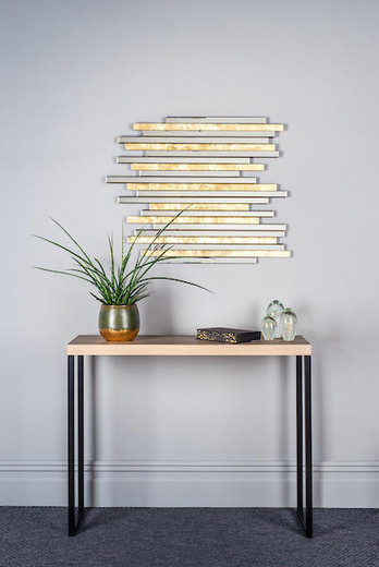 Aston Oak Style Effect Rectangle Console Table