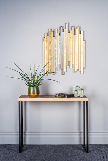 Aston Oak Style Effect Rectangle Console Table
