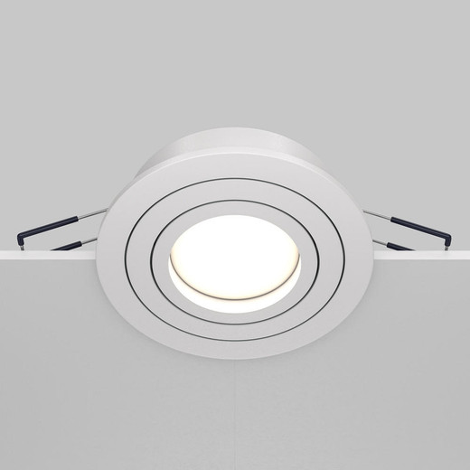 Atom White Adjustable Round 2.5cm Ceiling Recessed Light