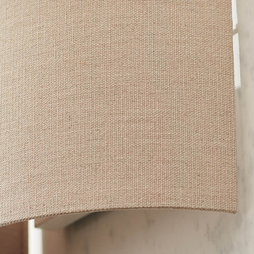 Obi Natural Linen Wall Light