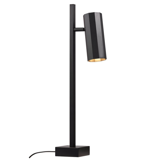 Alanis Satin Brass with Adjustable Spotlight Table Lamp