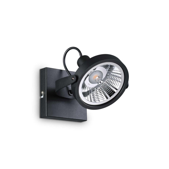 Glim PL2 2 Light Black Adjustable Wall or Ceiling Spotlight