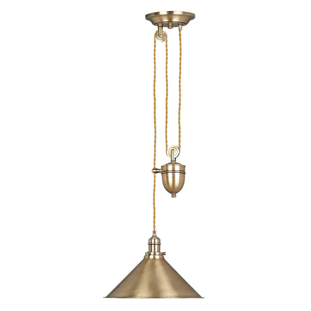Provence Aged Brass Pendant Light