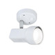 Bas White Switched Adjustable Spotlight