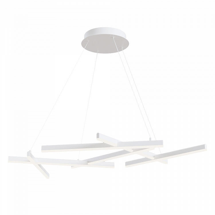 V-Line SP Black with Opal Diffuser LED Bar Pendant Light