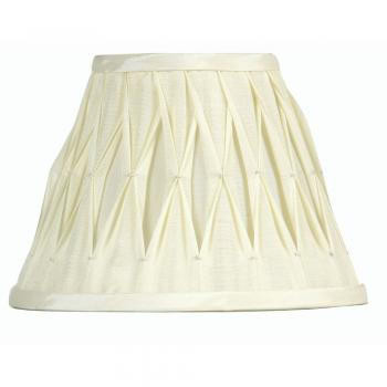 Sutlej Silk Sand Pinch Pleated 25cm Shade Only