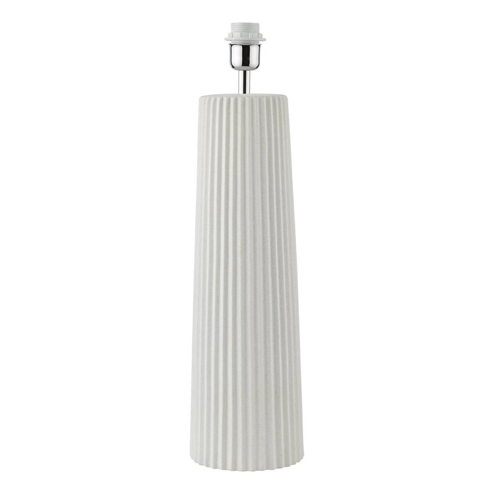 Pascha White Ceramic Base Only Table Lamp