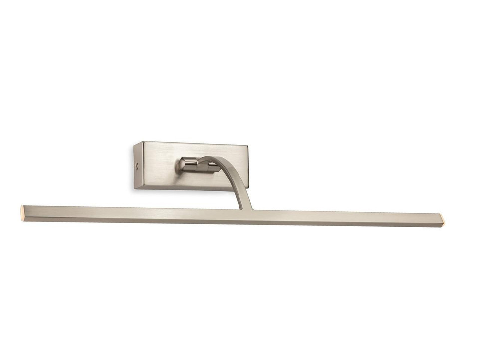 LED Brushed Steel 60cm Adjustable LED Picture Light